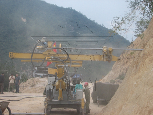 Slope Deep Foundation Civil Construction Drilling Rig And Engineering ...