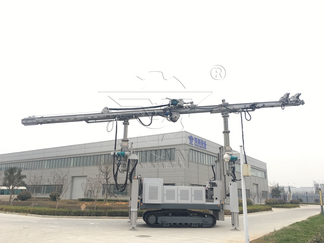 Full Hydraulic Crawler Construction Drilling Rig Horizontal Engineering ...