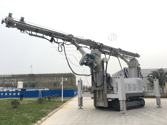 Full Hydraulic Crawler Construction Drilling Rig Horizontal Engineering ...
