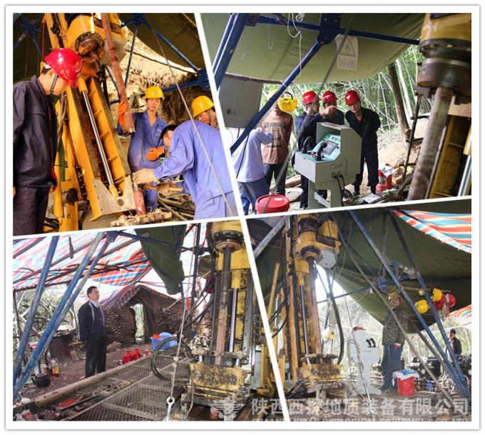 Rotary Dia 94mm 800m Core Drilling Rigs Modular Design