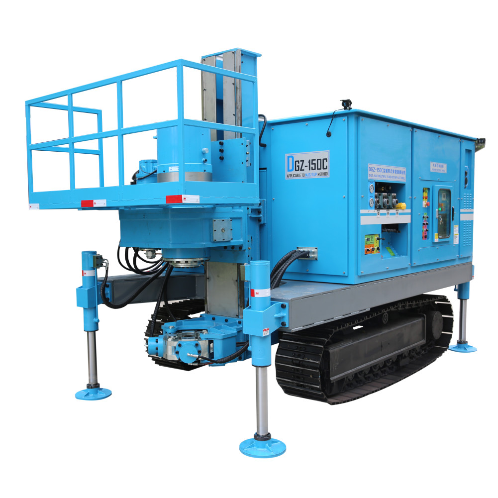 DGZ-150C Crawler Type Multi-pipe Jet Grouting Drilling Rig