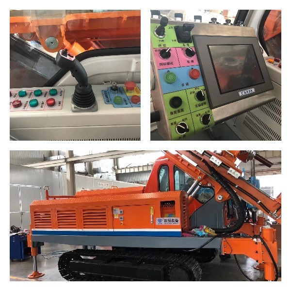 PLC Electronic Control Display Multi-pipe Jet Grouting Drilling Rig for ...